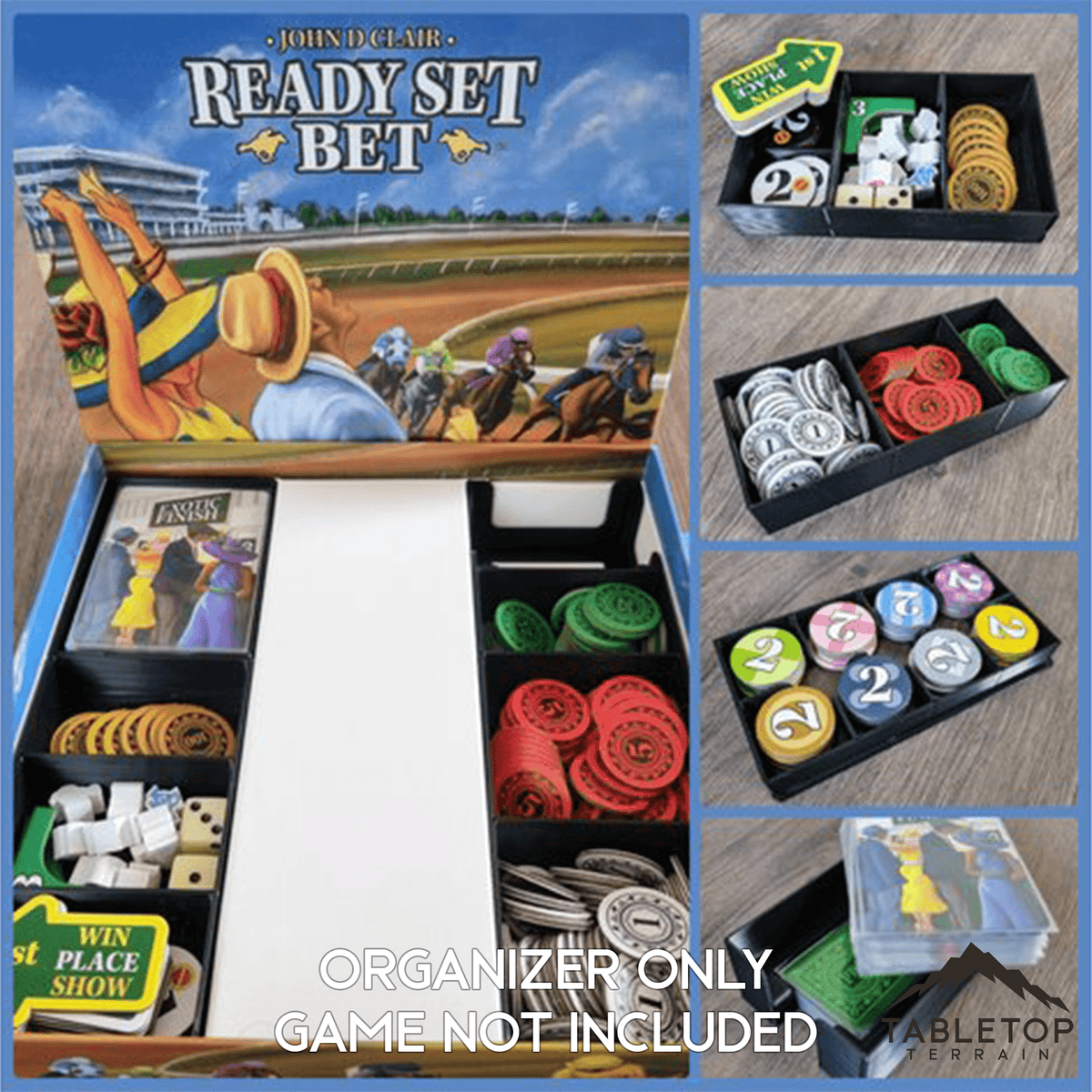 Ready Set Bet Board Game Insert / Organizer – Tabletop Terrain