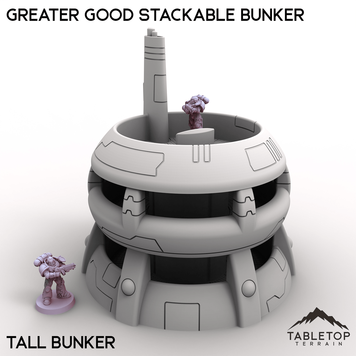 Greater Good Stackable Bunker – Tabletop Terrain