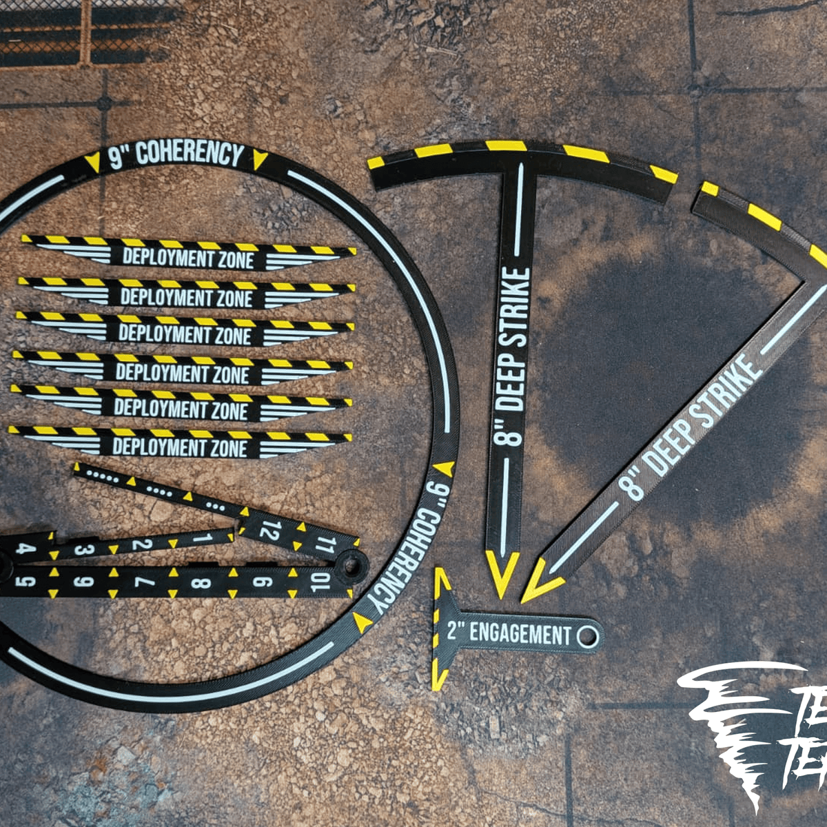 Command Range Set - For 11th Edition – Tabletop Terrain
