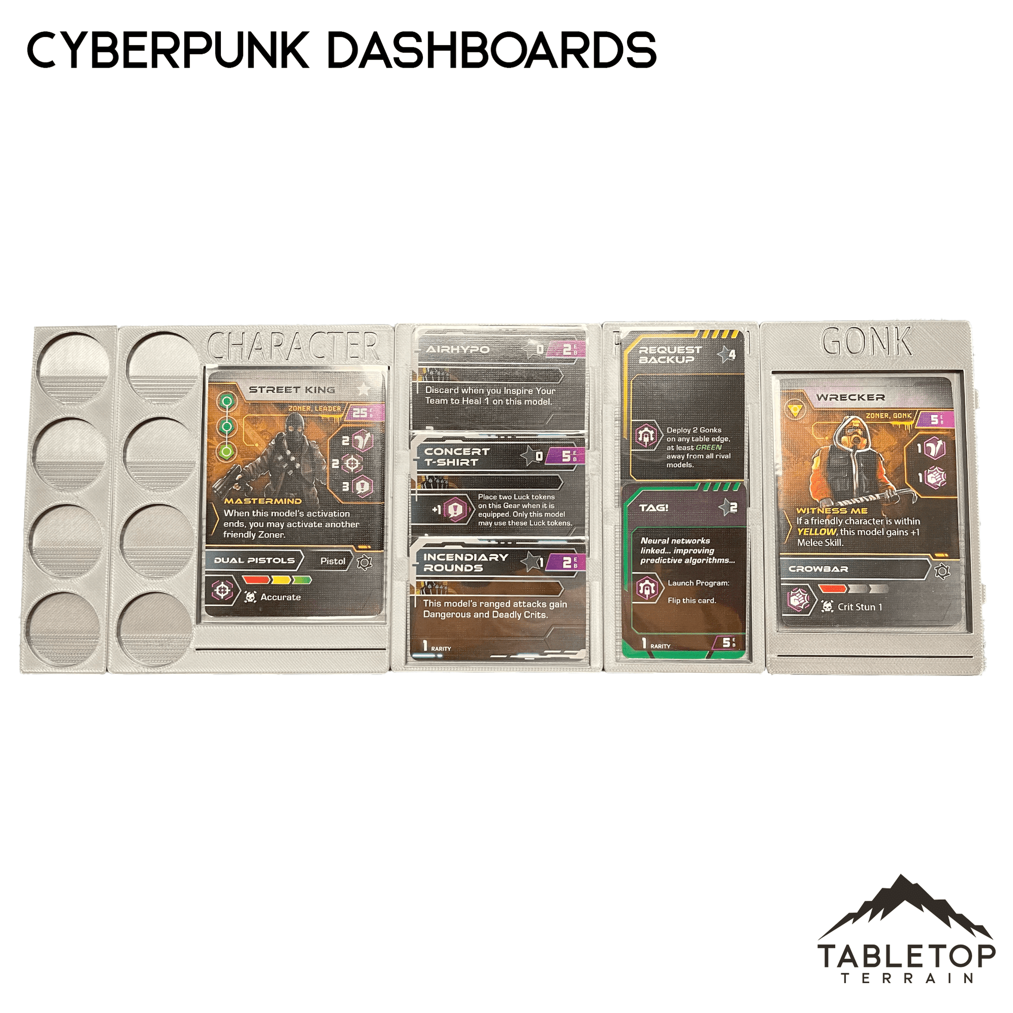 Cyberpunk Card and Token Dashboard — Tabletop Terrain