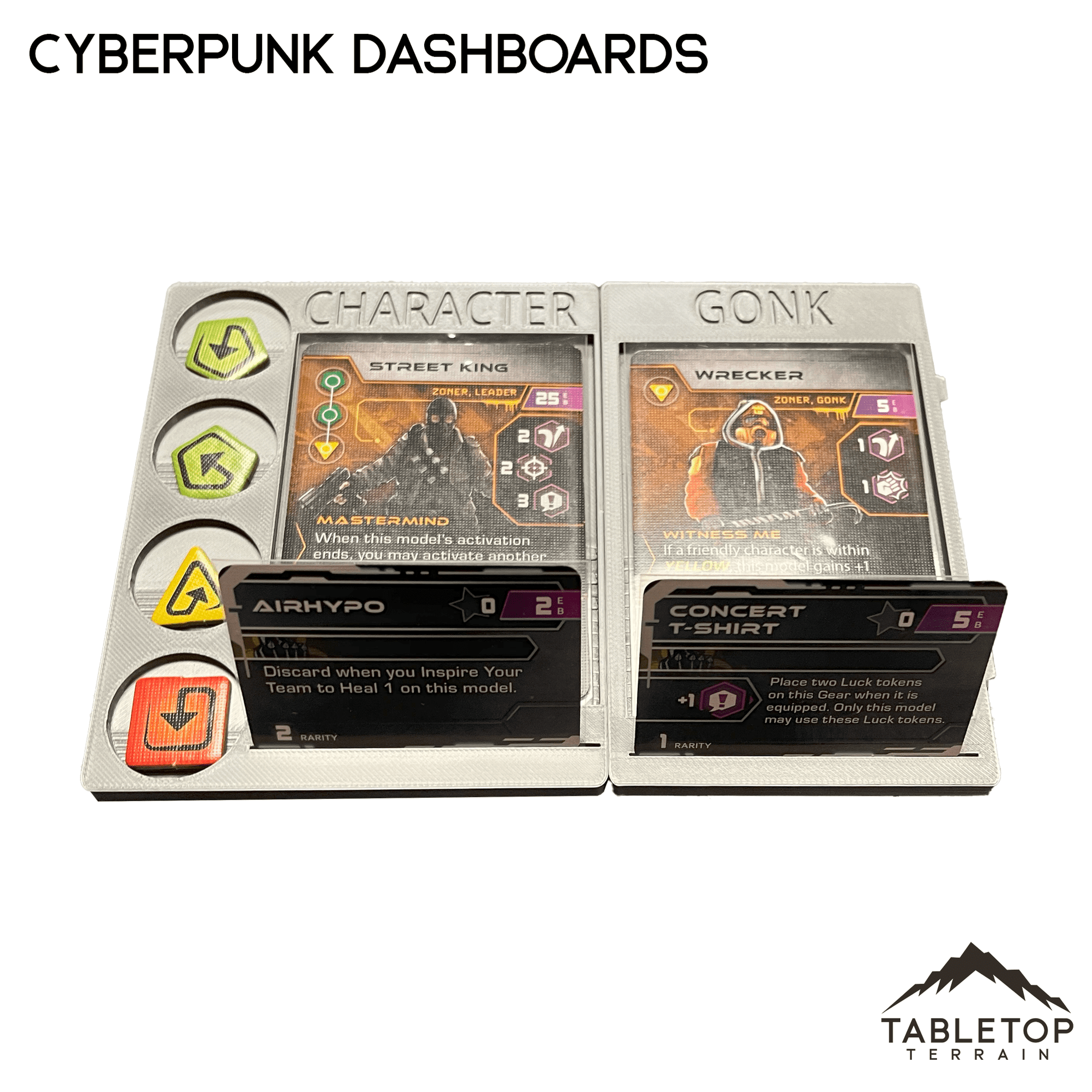Cyberpunk Card and Token Dashboard — Tabletop Terrain