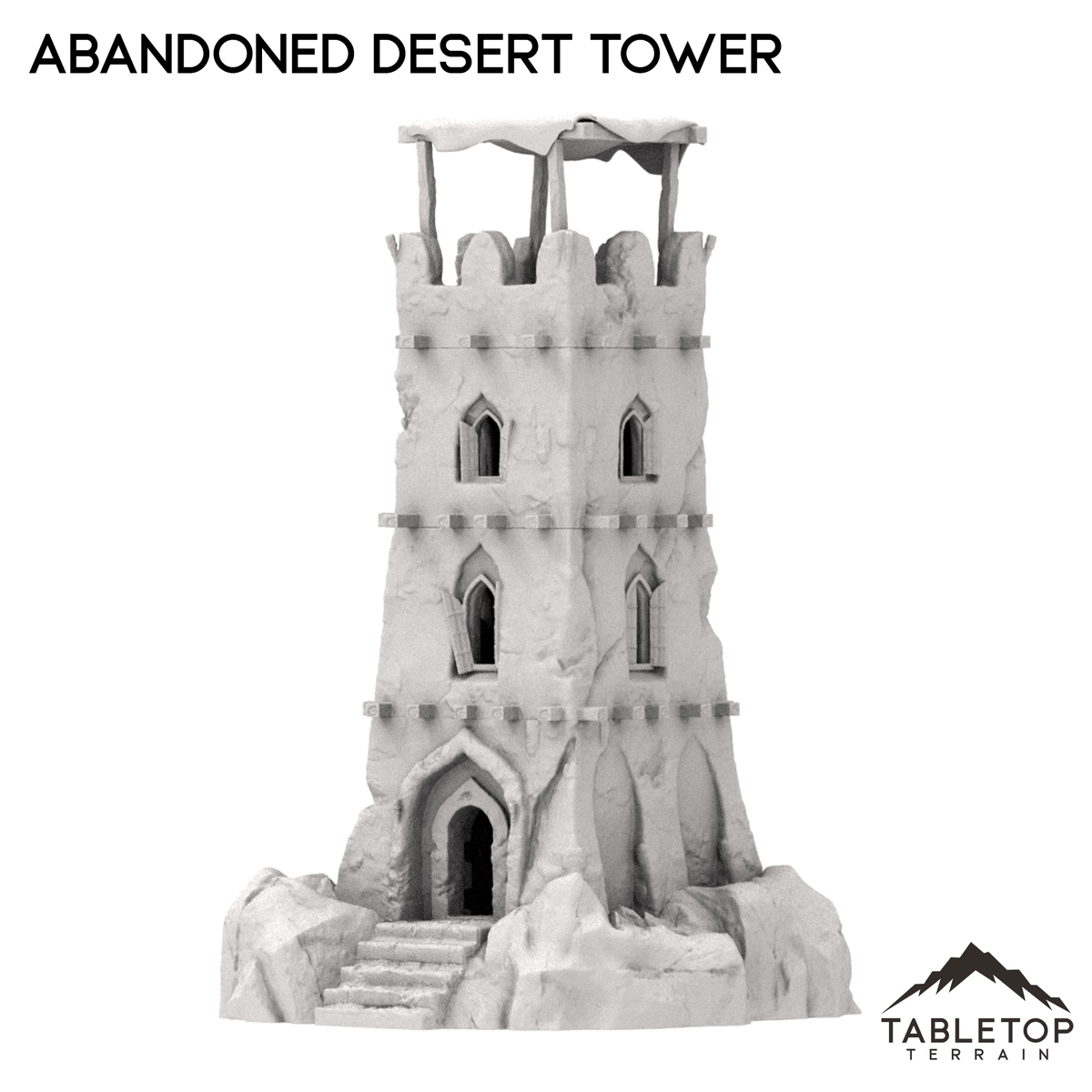 Abandoned Desert Tower — Tabletop Terrain
