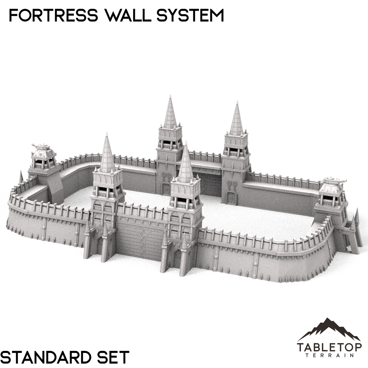 Apocalypse Fortress Wall System – Tabletop Terrain