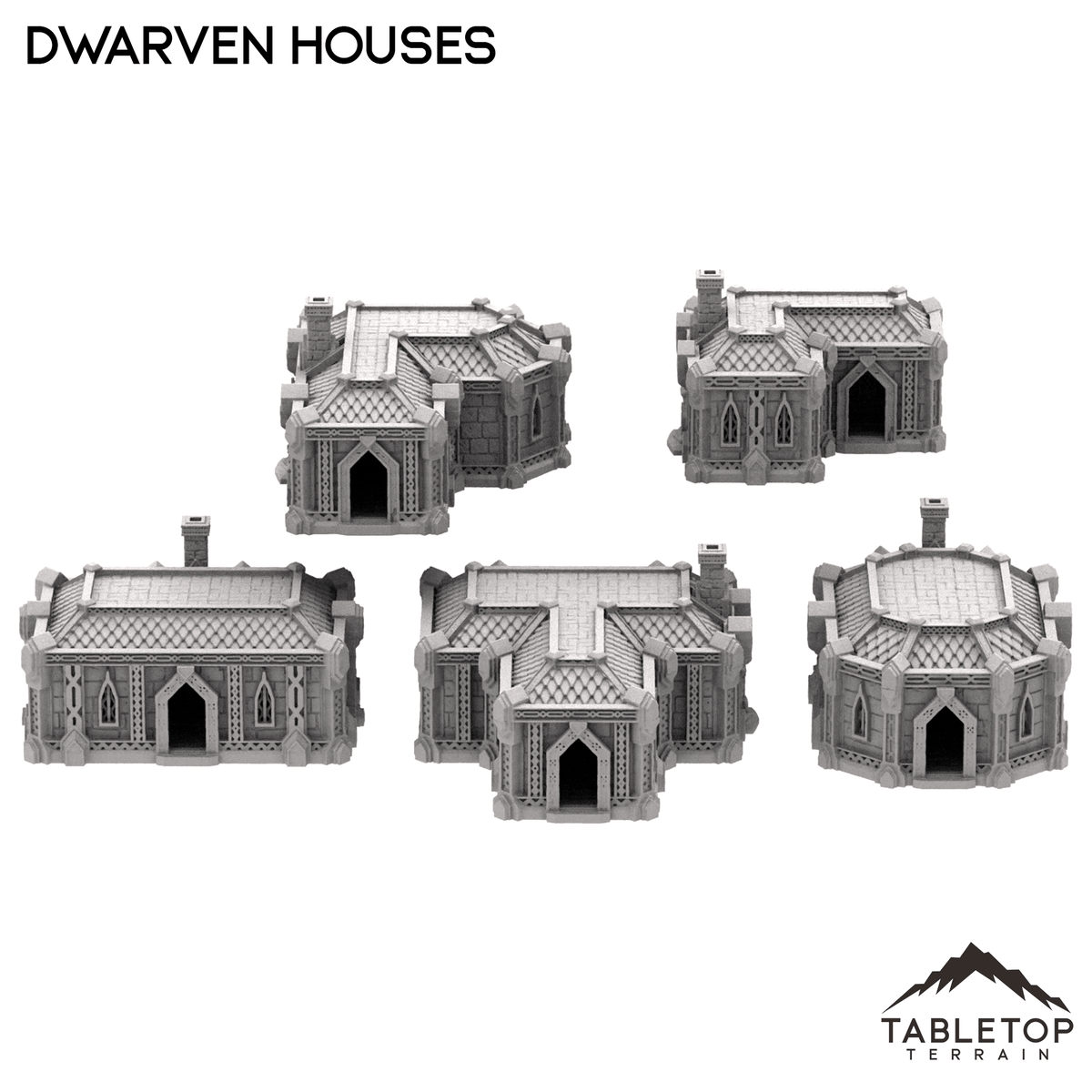 Dwarven Houses – Tabletop Terrain