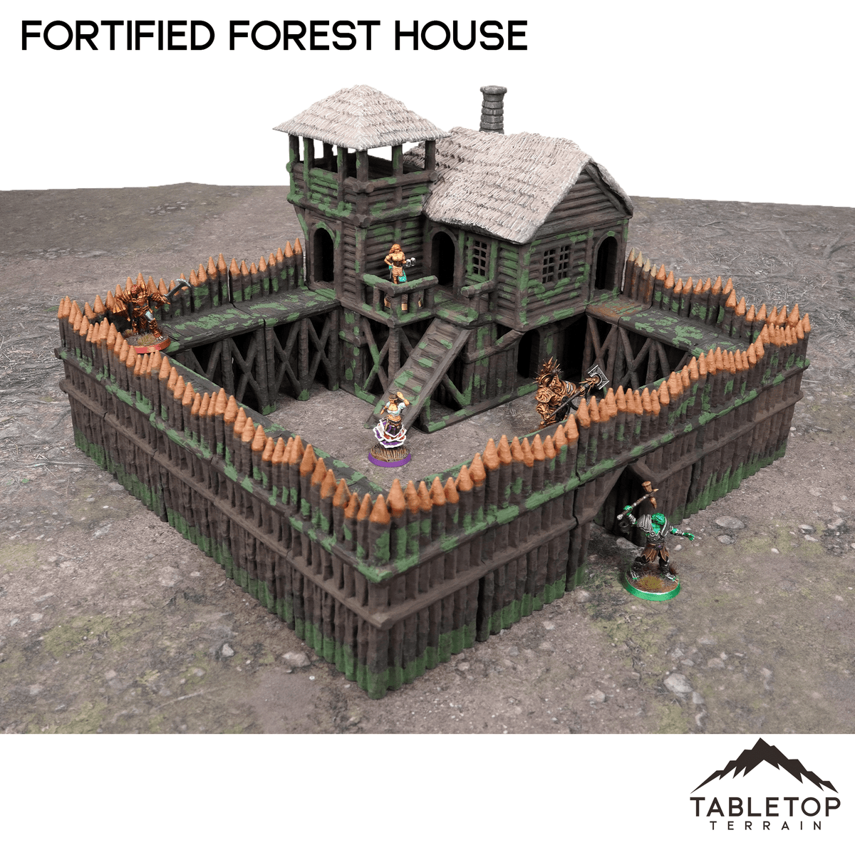 Fortified Forest House – Tabletop Terrain