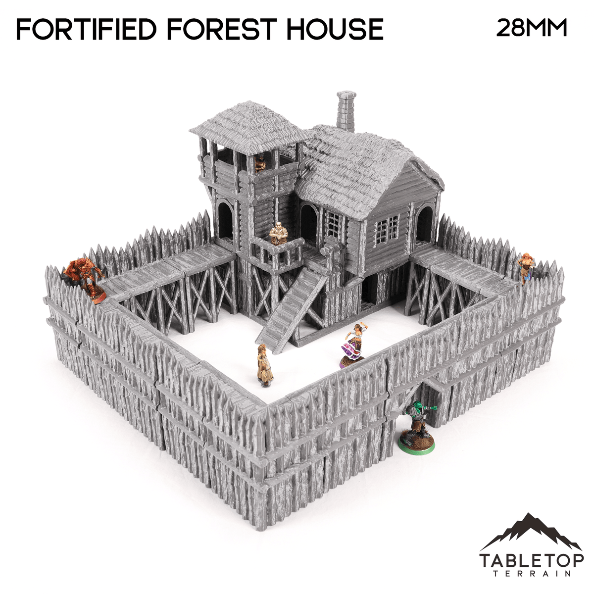 Fortified Forest House – Tabletop Terrain