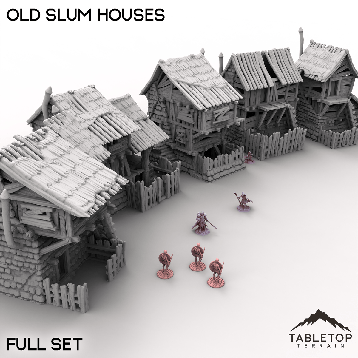 Old Slum Houses – Tabletop Terrain
