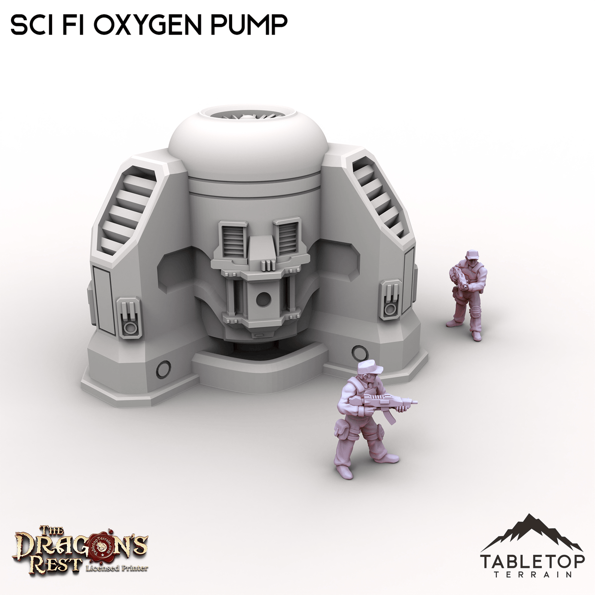 Sci Fi Oxygen Pump – Tabletop Terrain