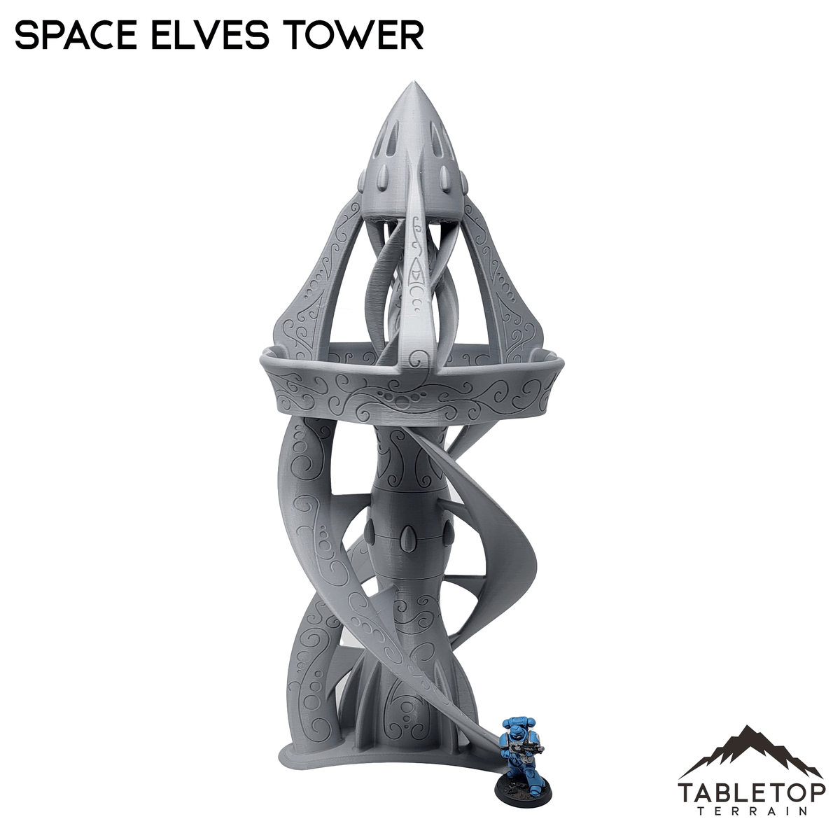 Space Elves Tower – Tabletop Terrain