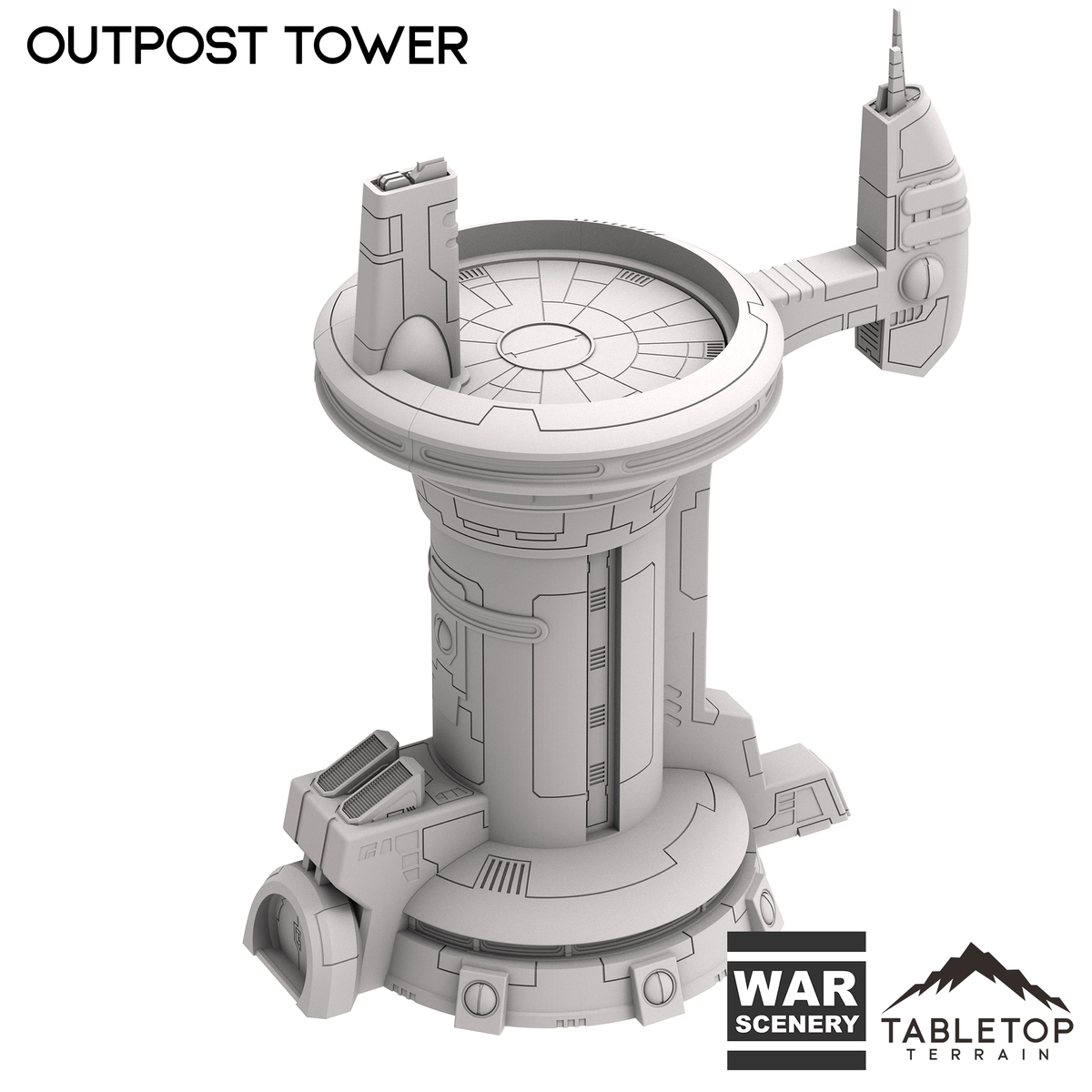 Greater Good Outpost Tower – Tabletop Terrain