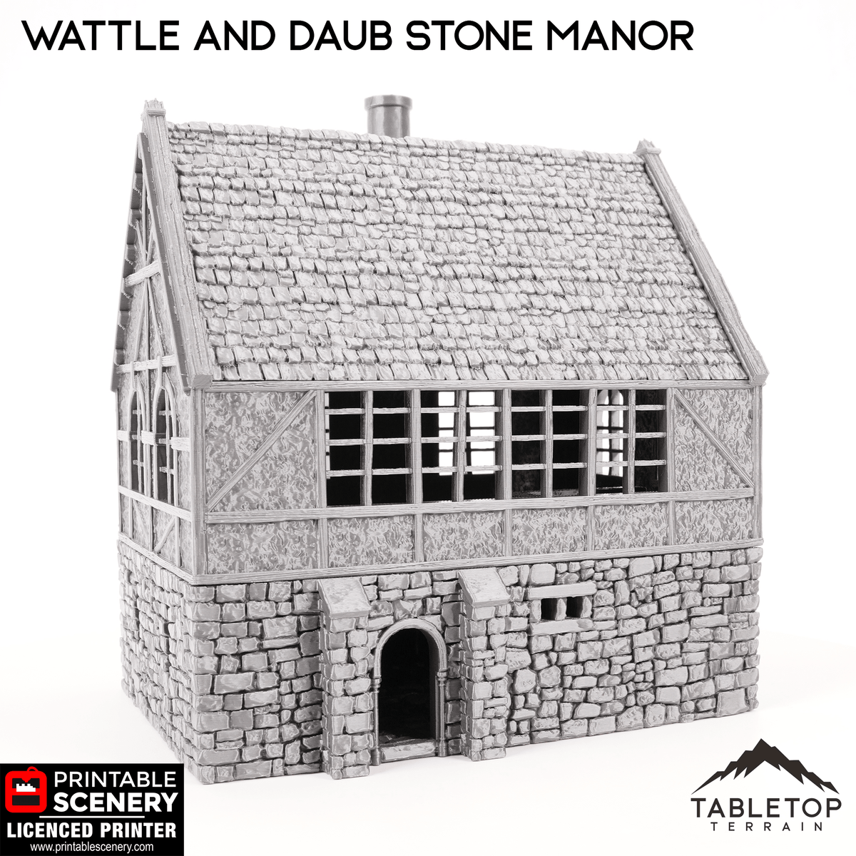 Wattle and Daub Stone Manor - Country & King - Fantasy Historical Buil ...