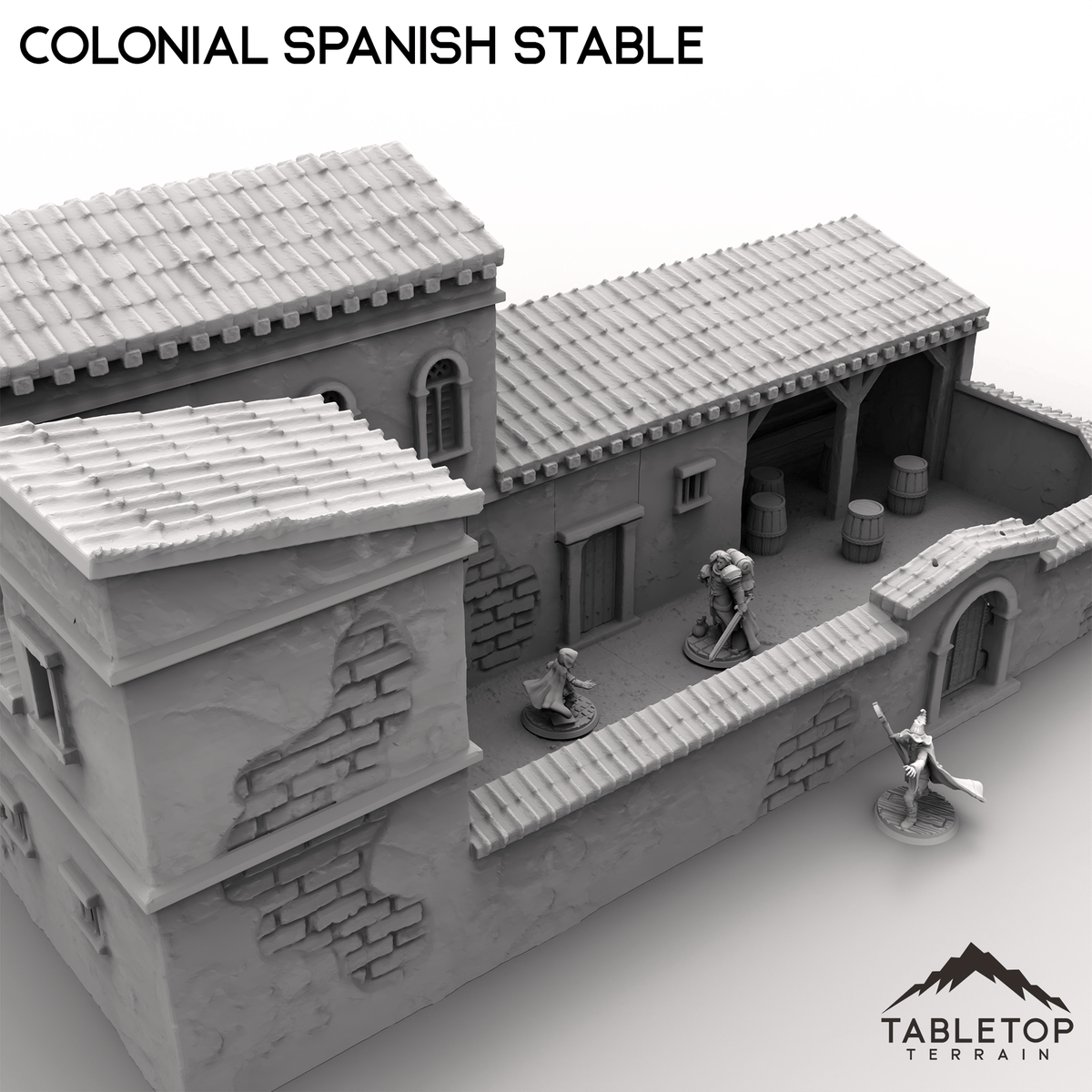 Colonial Spanish Stable – Tabletop Terrain