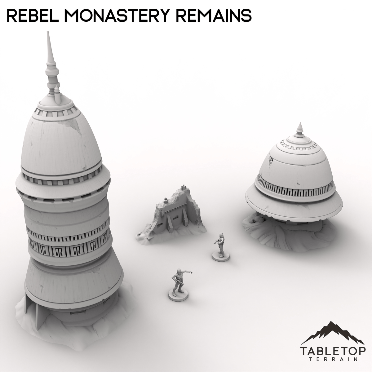 Rebel Monastery Remains – Tabletop Terrain