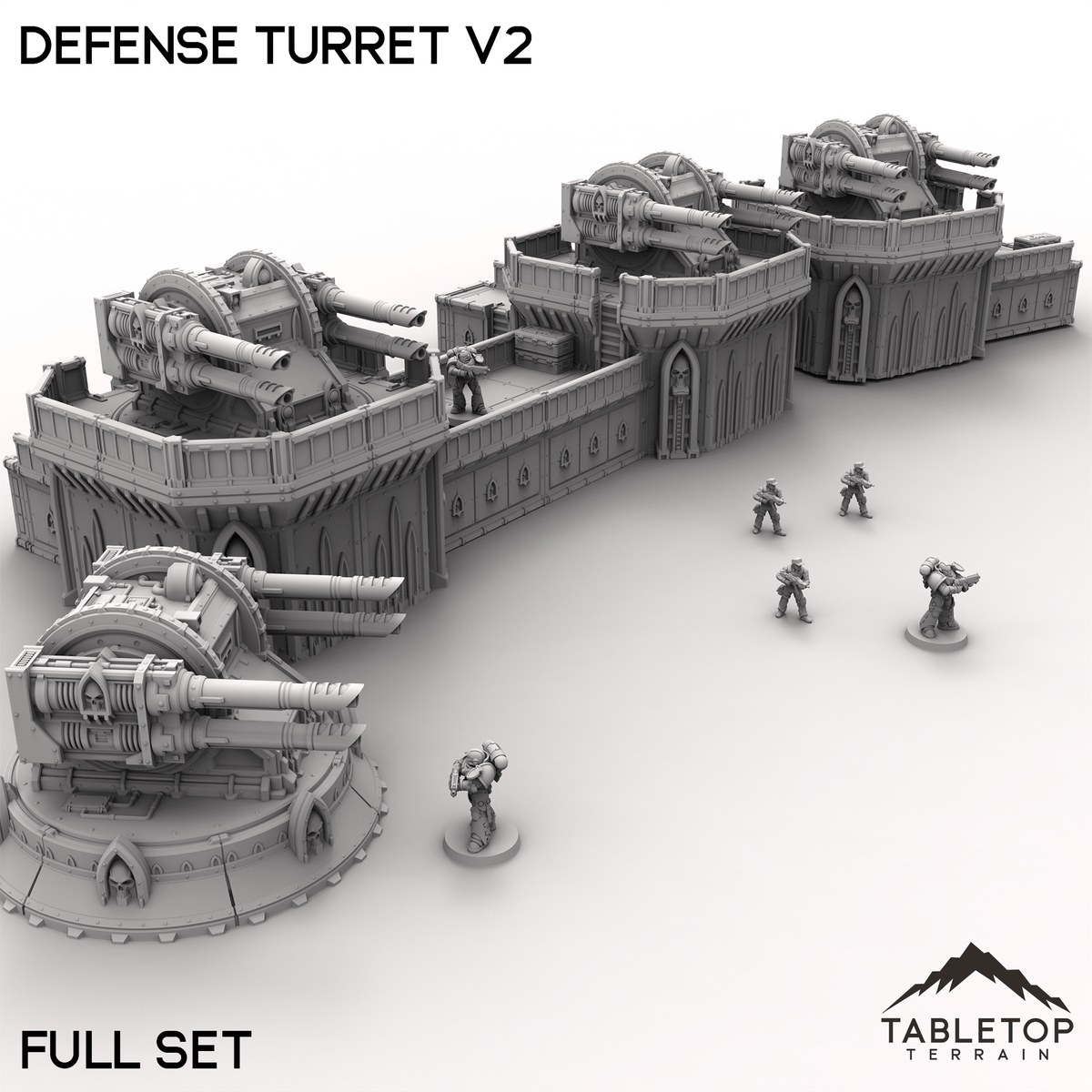 Defense Turret V2 – Tabletop Terrain