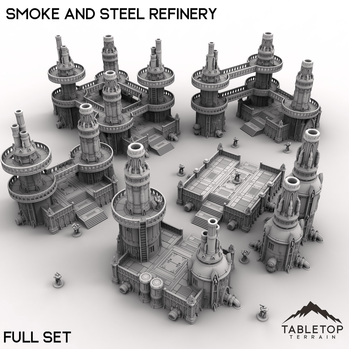 Smoke and Steel Refinery – Tabletop Terrain
