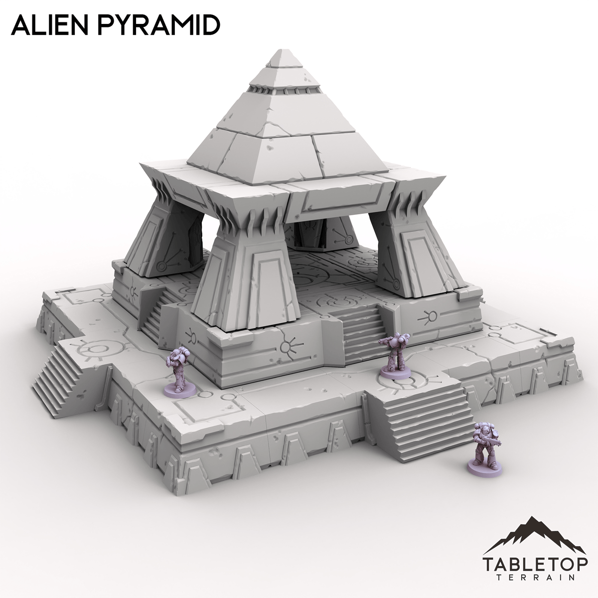 Alien Pyramid – Tabletop Terrain