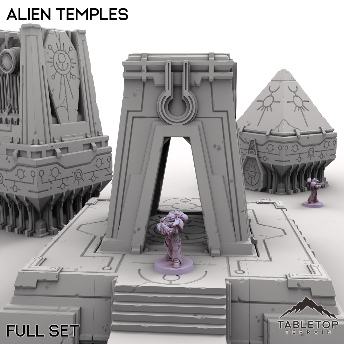 Alien Temples – Tabletop Terrain