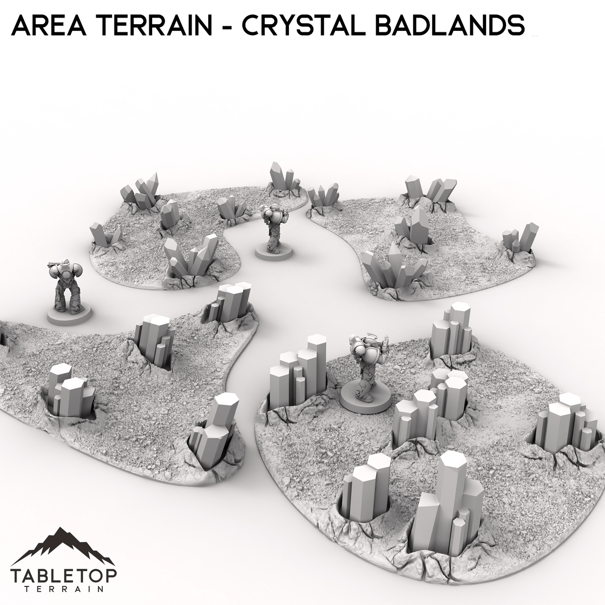 Area Terrain - Crystal Badlands – Tabletop Terrain