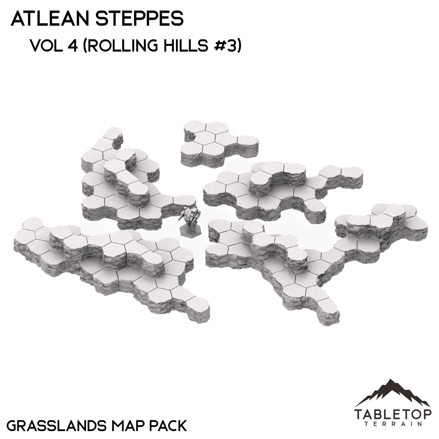 HEXTECH Atlean Steppes Map Hill Sets - 6mm – Tabletop Terrain