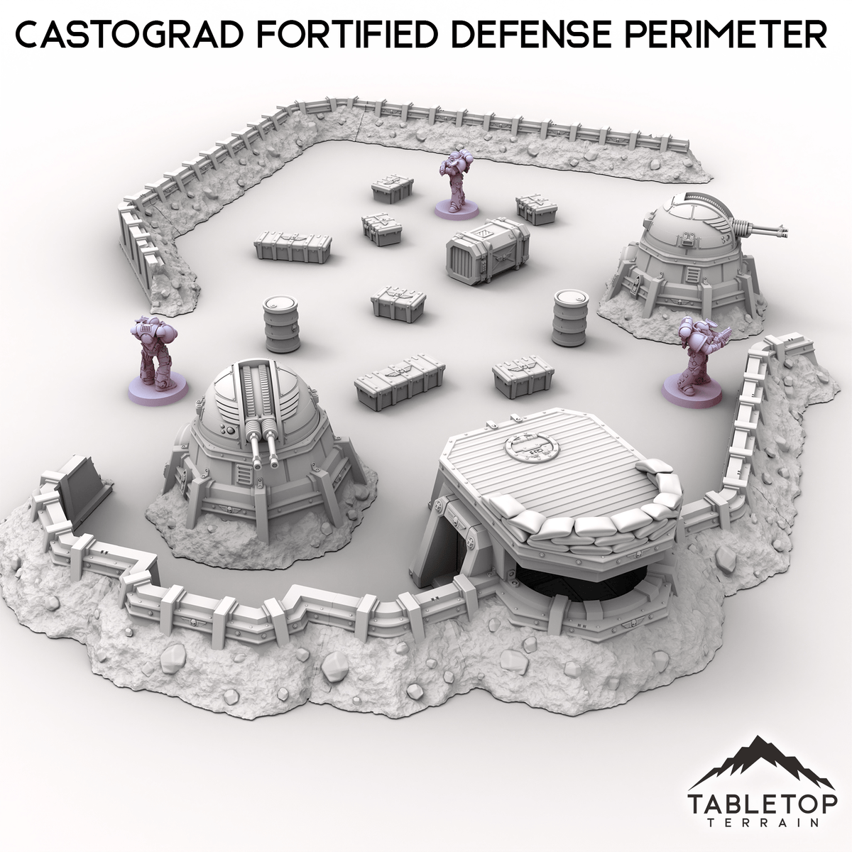 Castograd Fortified Defense Perimeter – Tabletop Terrain