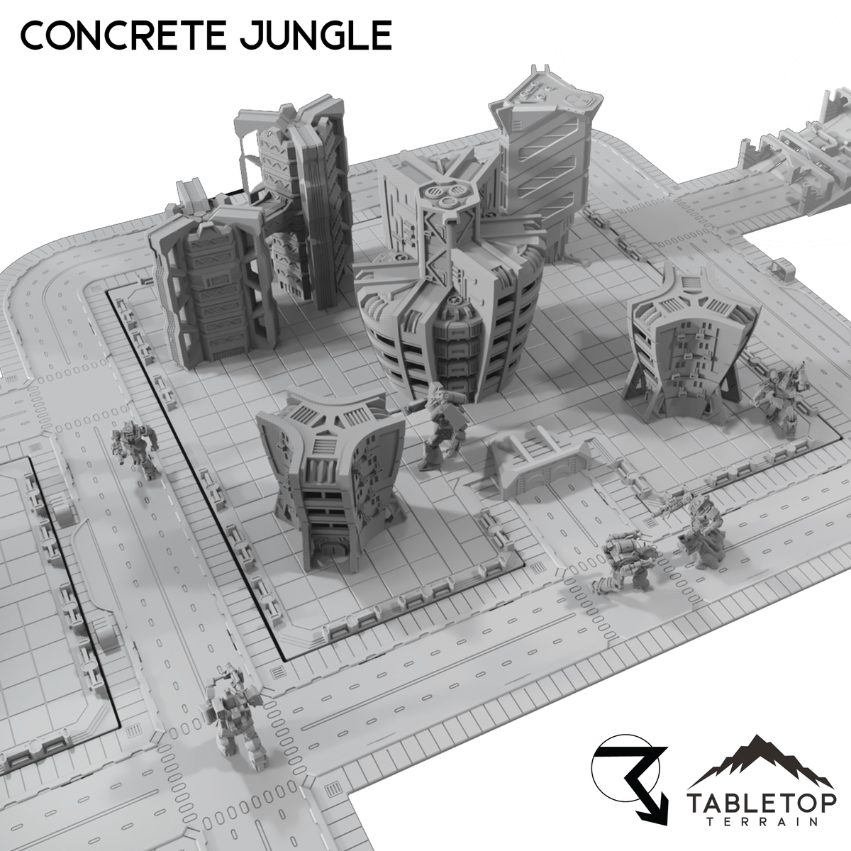Concrete Jungle TechScape - 6mm – Tabletop Terrain