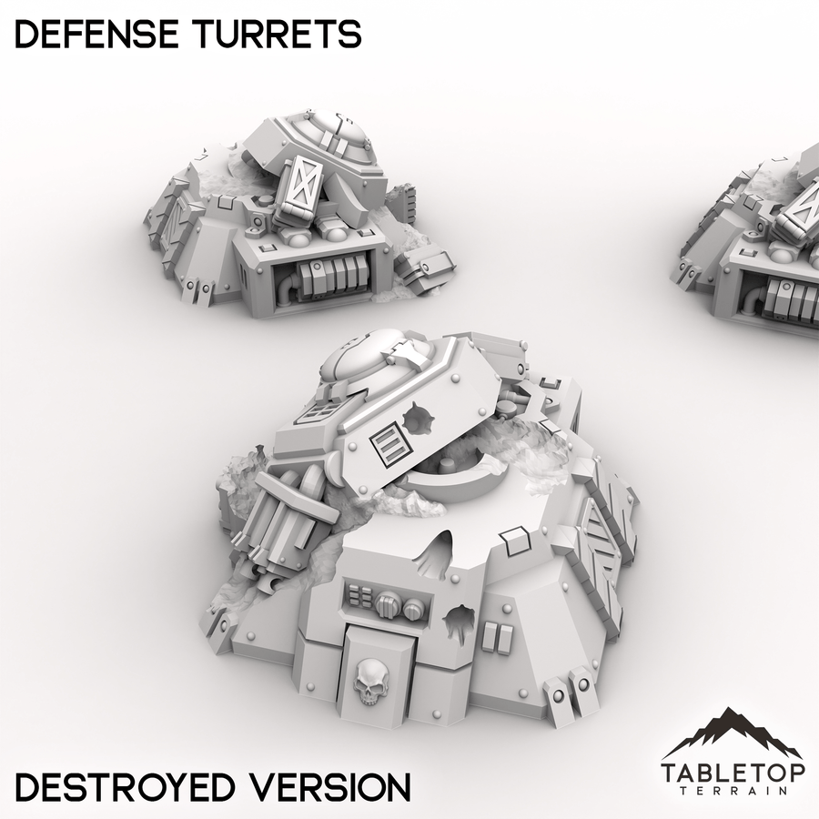 Defense Turrets - Chapters Headquarter – Tabletop Terrain