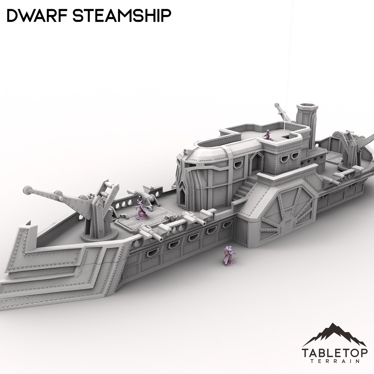 Dwarf Steam Ship – Tabletop Terrain