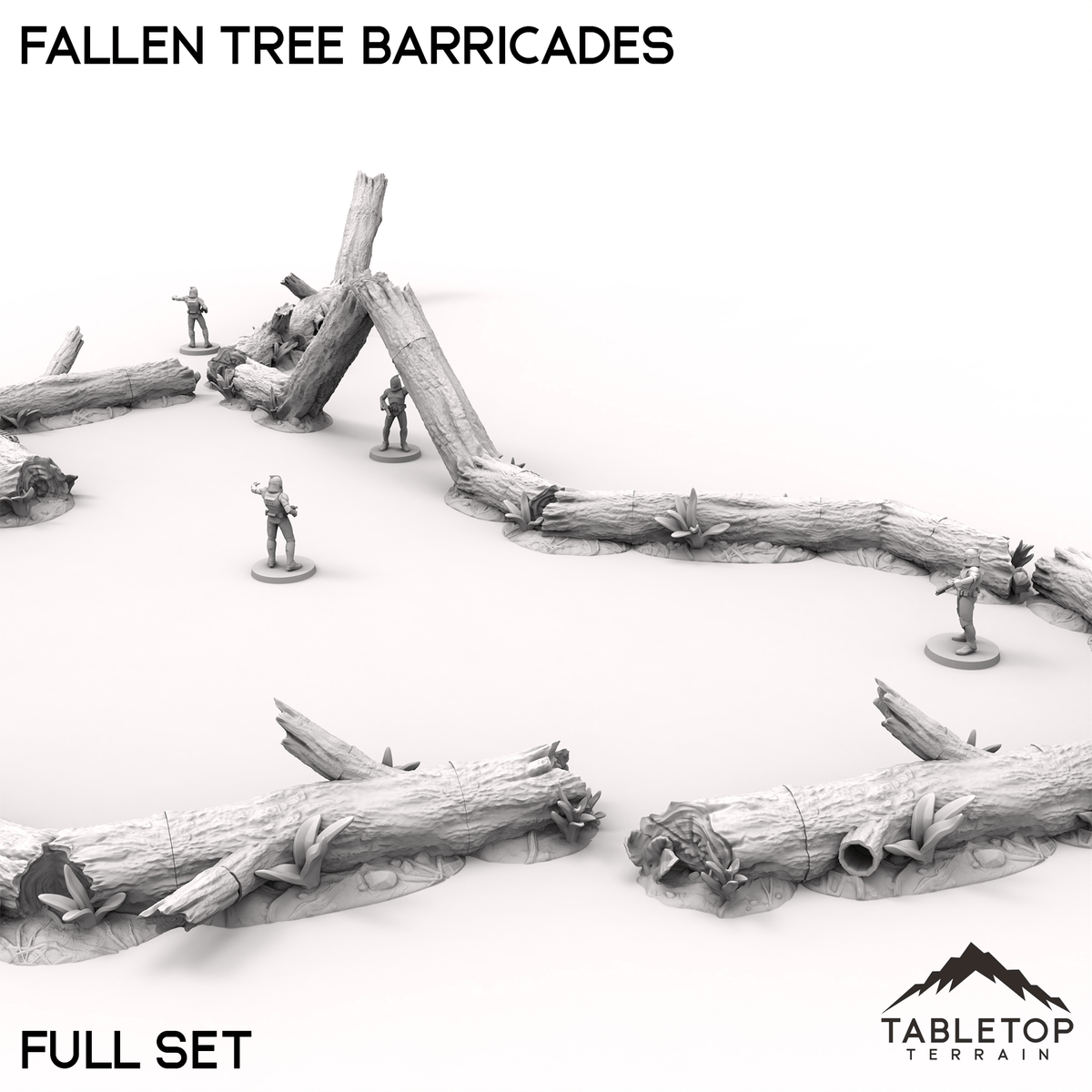 Fallen Tree Barricades – Tabletop Terrain