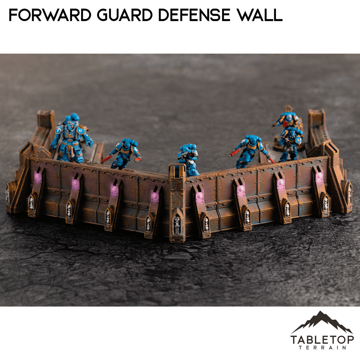 Forward Guard Defense Wall – Tabletop Terrain