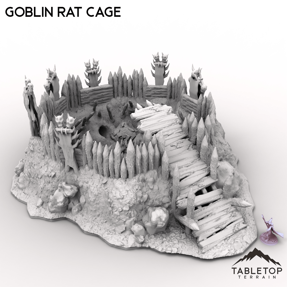 Goblin Rat Cage – Tabletop Terrain