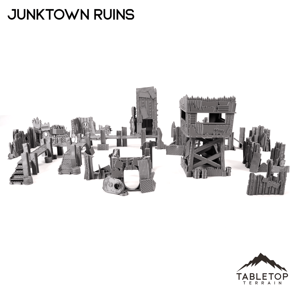 Junktown Ruins Ork Table Set – Tabletop Terrain