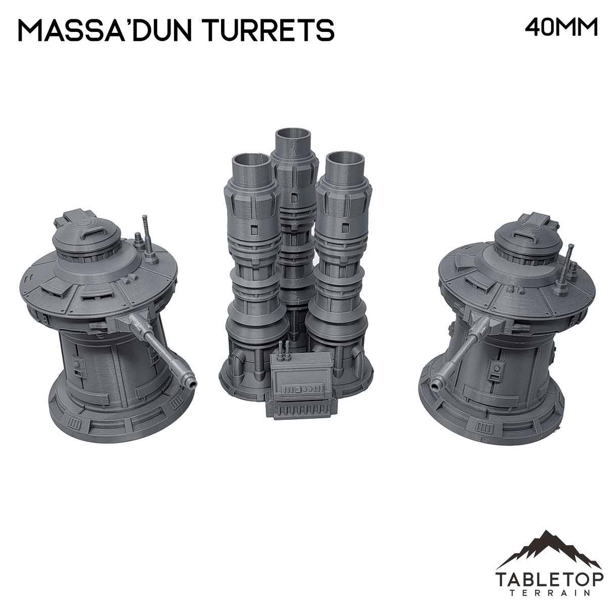 Massa'Dun Turrets + Generator – Tabletop Terrain