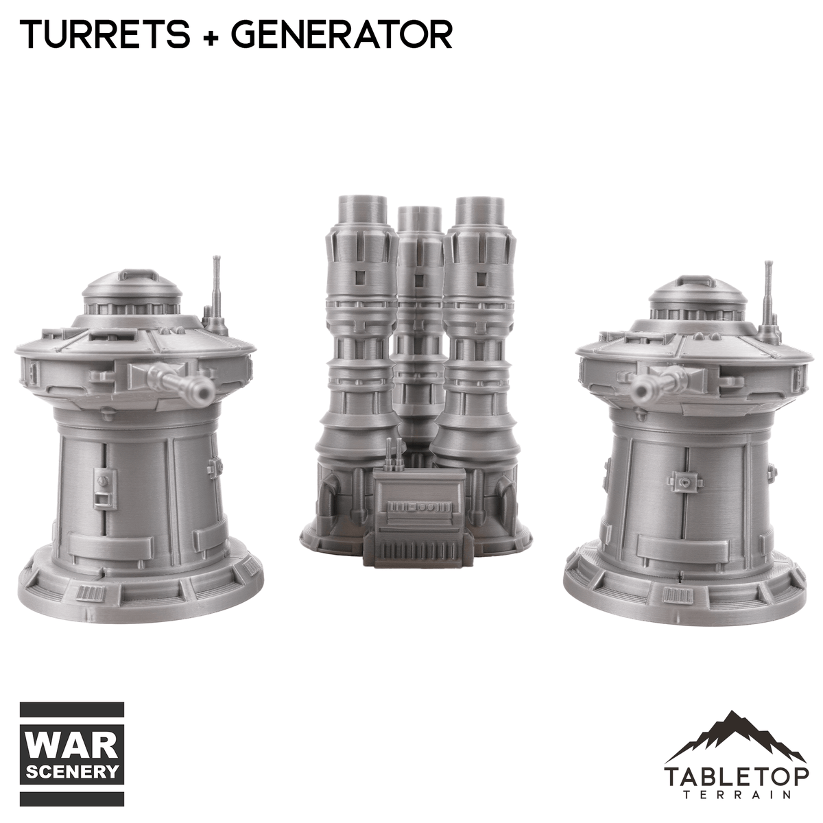 Massa'Dun Turrets + Generator – Tabletop Terrain