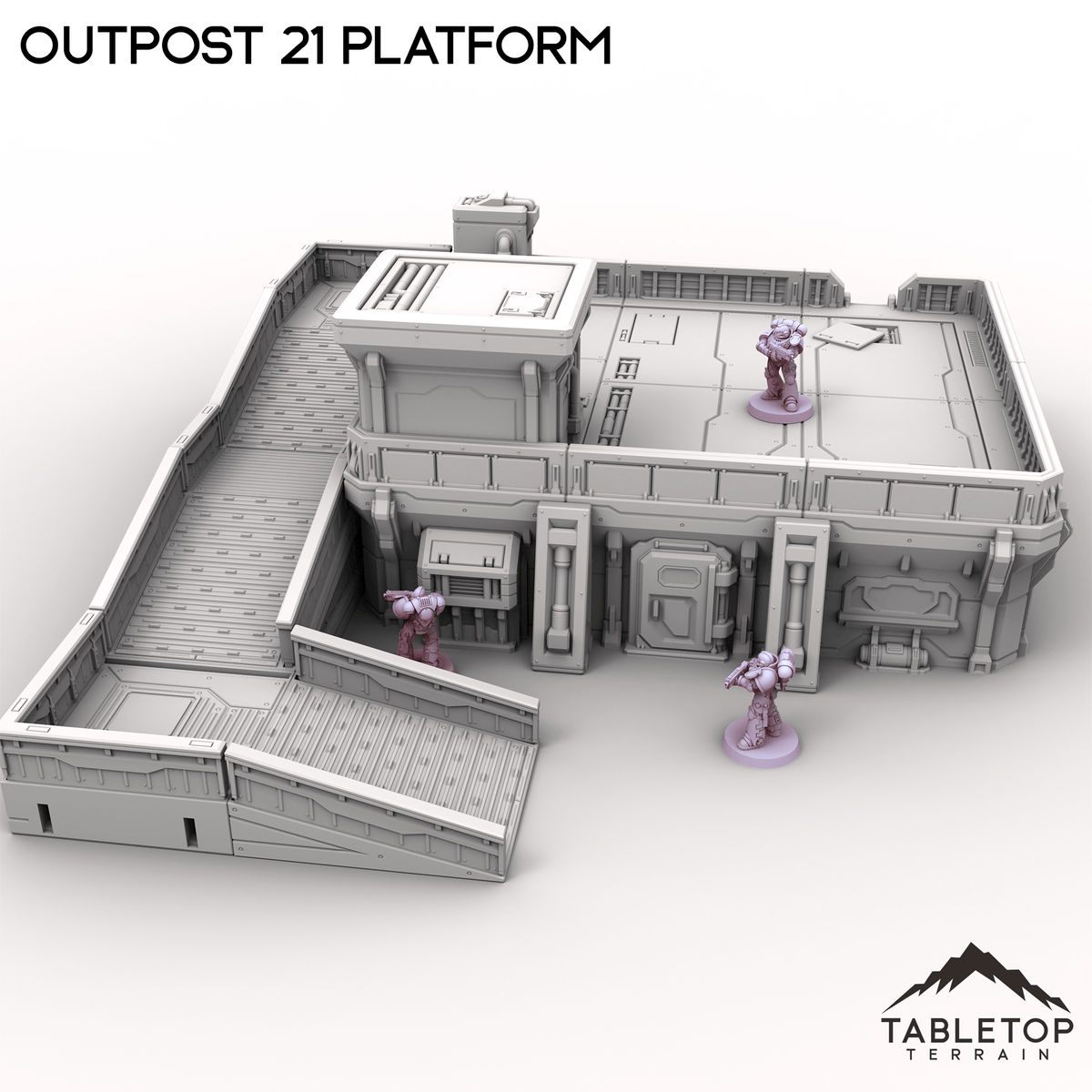 Outpost 21 Platform – Tabletop Terrain
