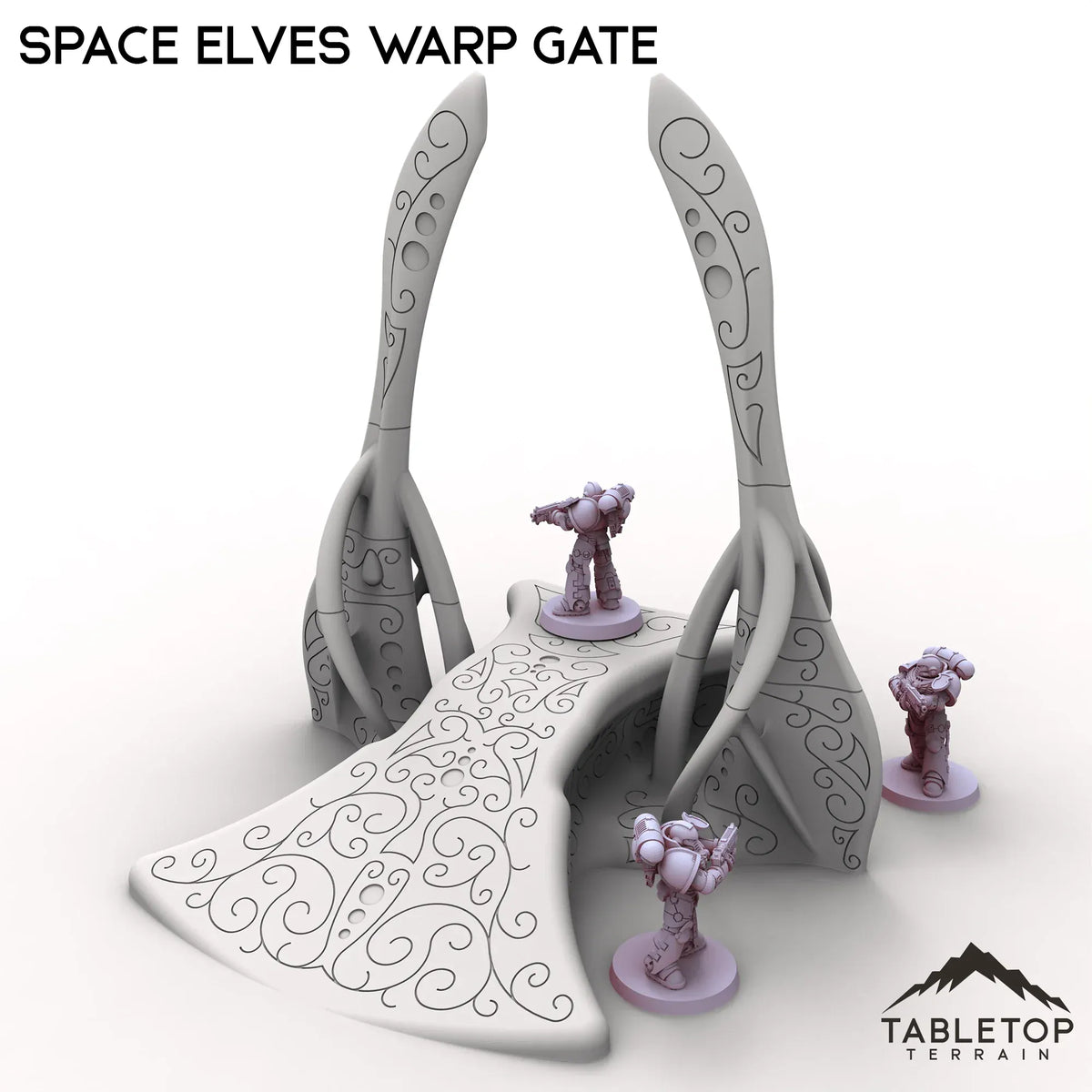 Space Elves Warp Gate – Tabletop Terrain