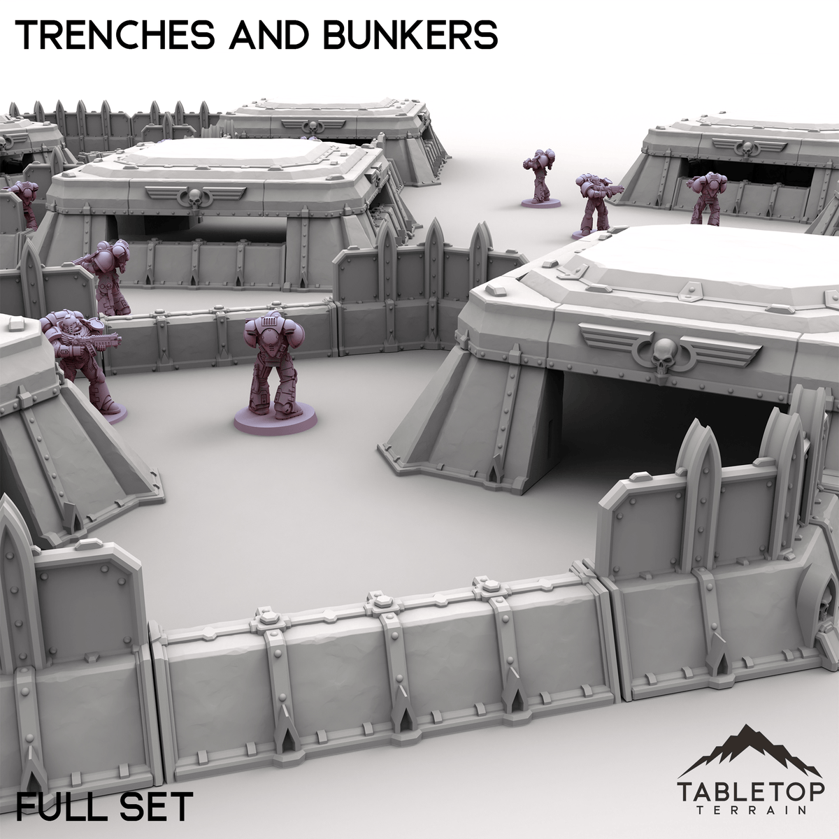 Trenches and Bunkers – Tabletop Terrain