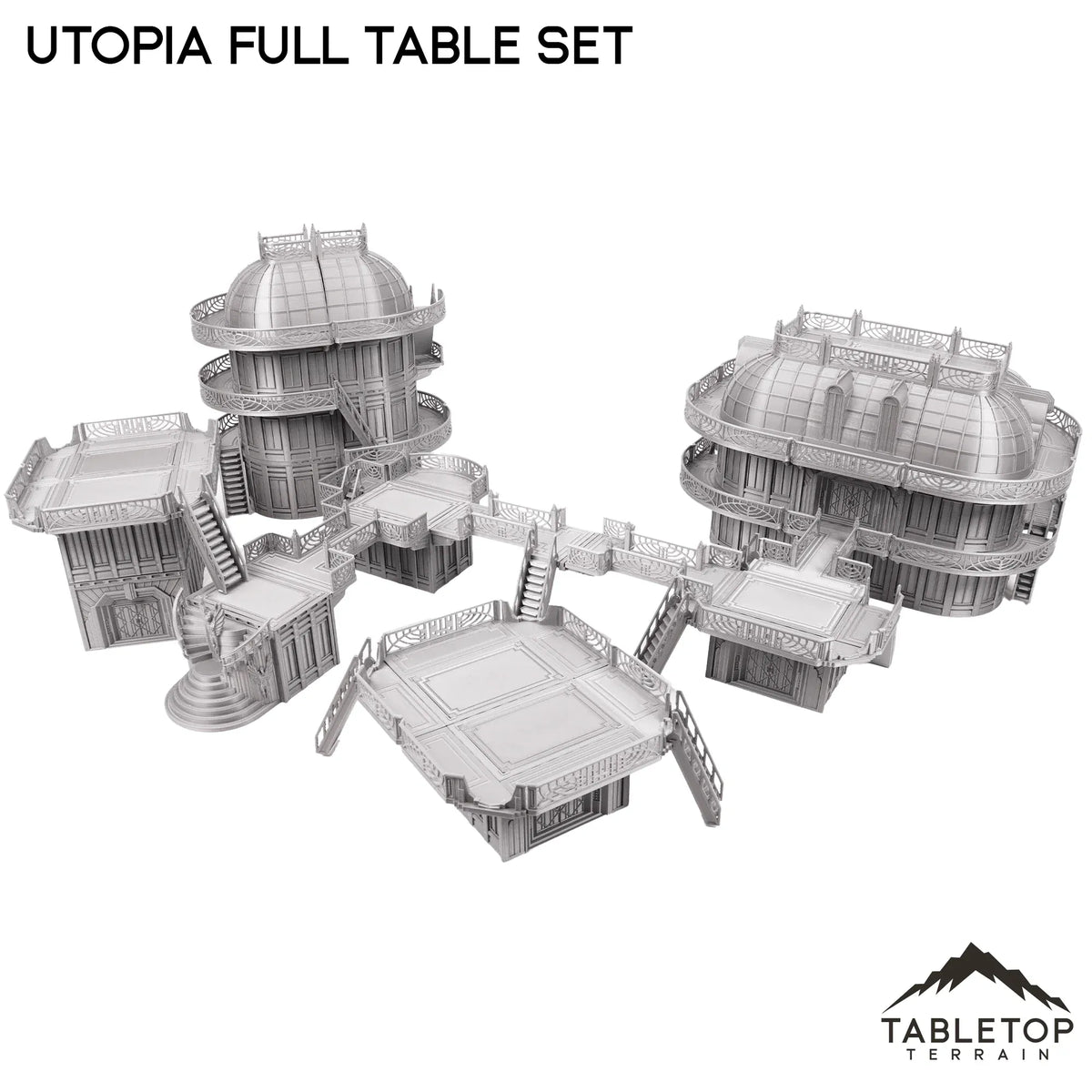 Utopia Full Table Set Inspired by Theed – Tabletop Terrain