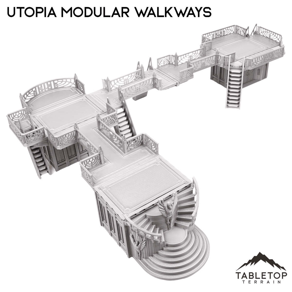 Utopia Modular Walkways Inspired by Theed – Tabletop Terrain