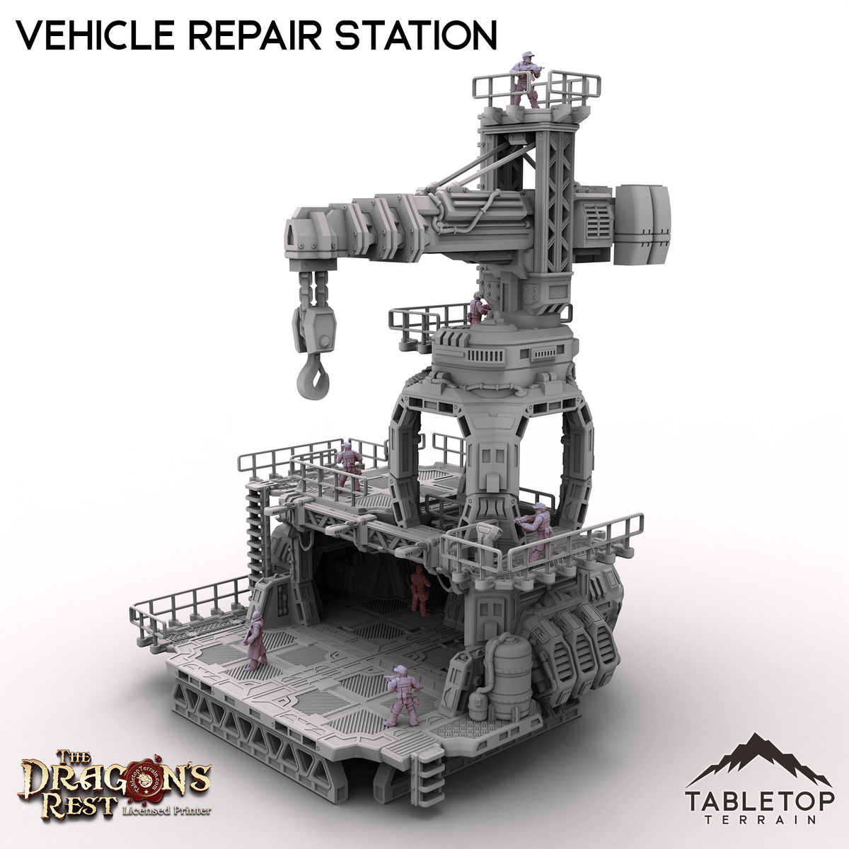 Vehicle Repair Station – Tabletop Terrain