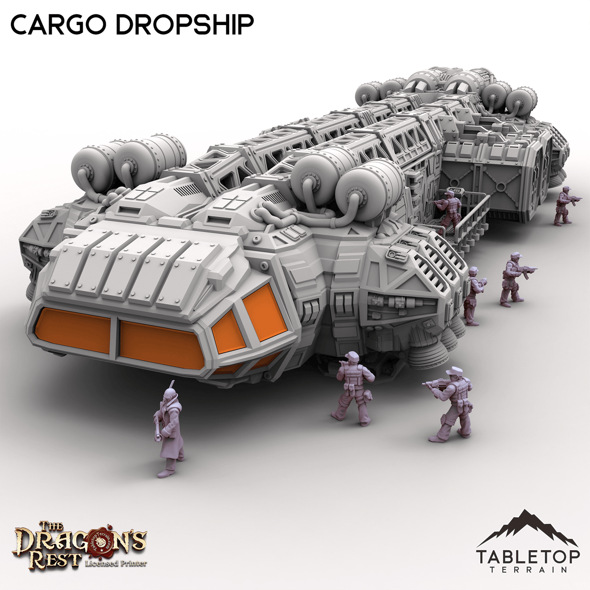 Cargo Dropship – Tabletop Terrain