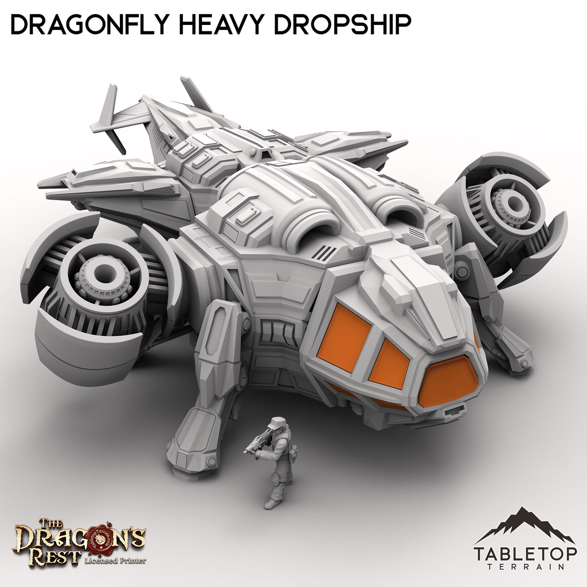 Dragonfly Heavy Dropship – Tabletop Terrain