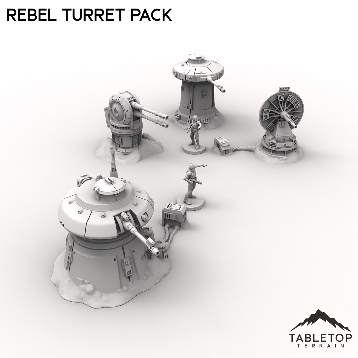 Rebel Turret Pack – Tabletop Terrain
