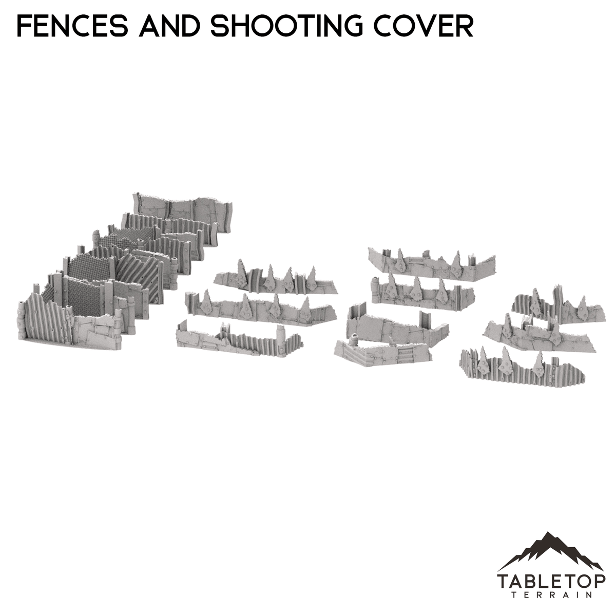 Ork Fences and Shooting Cover - Rivet City – Tabletop Terrain
