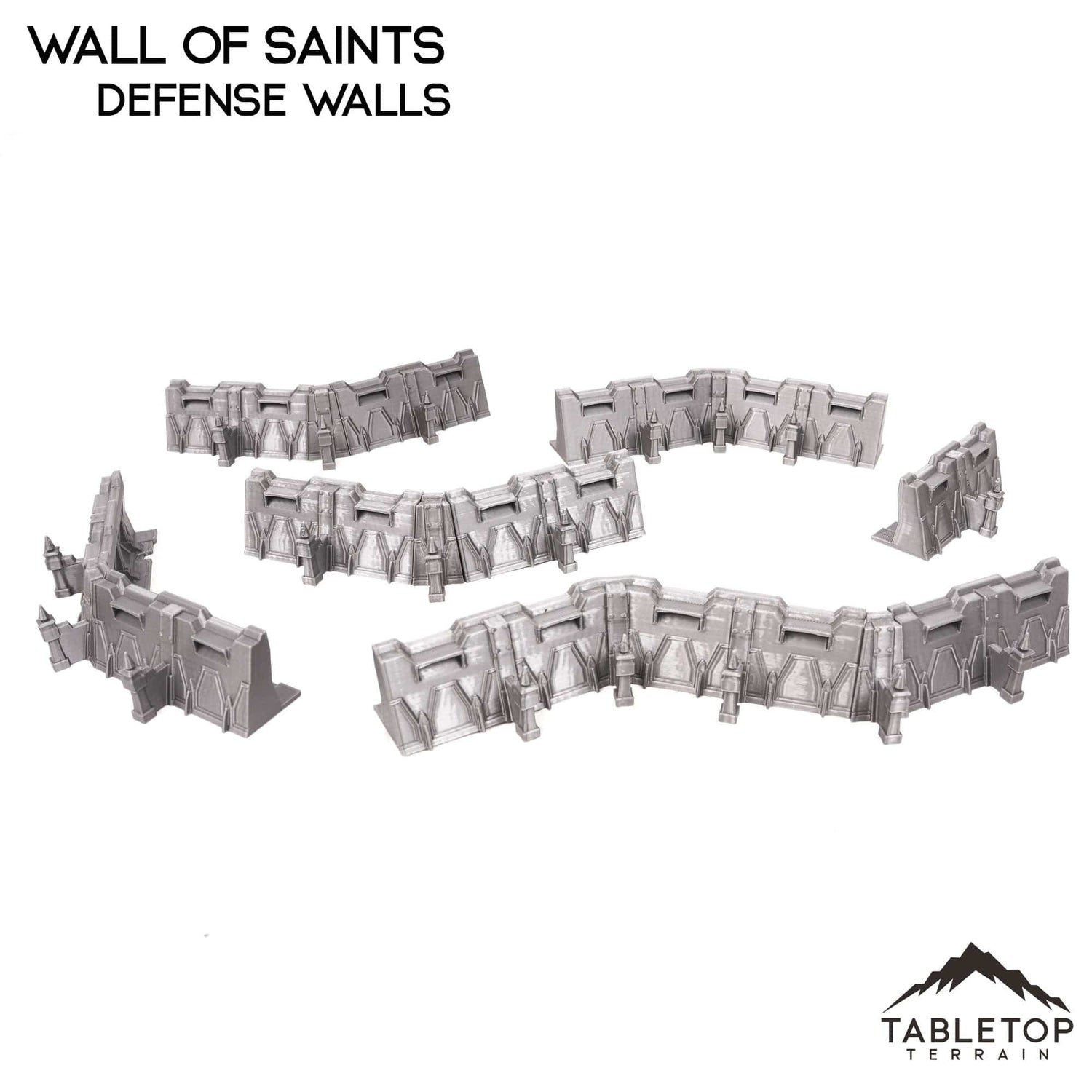 Wall of Saints Defense Walls – Tabletop Terrain