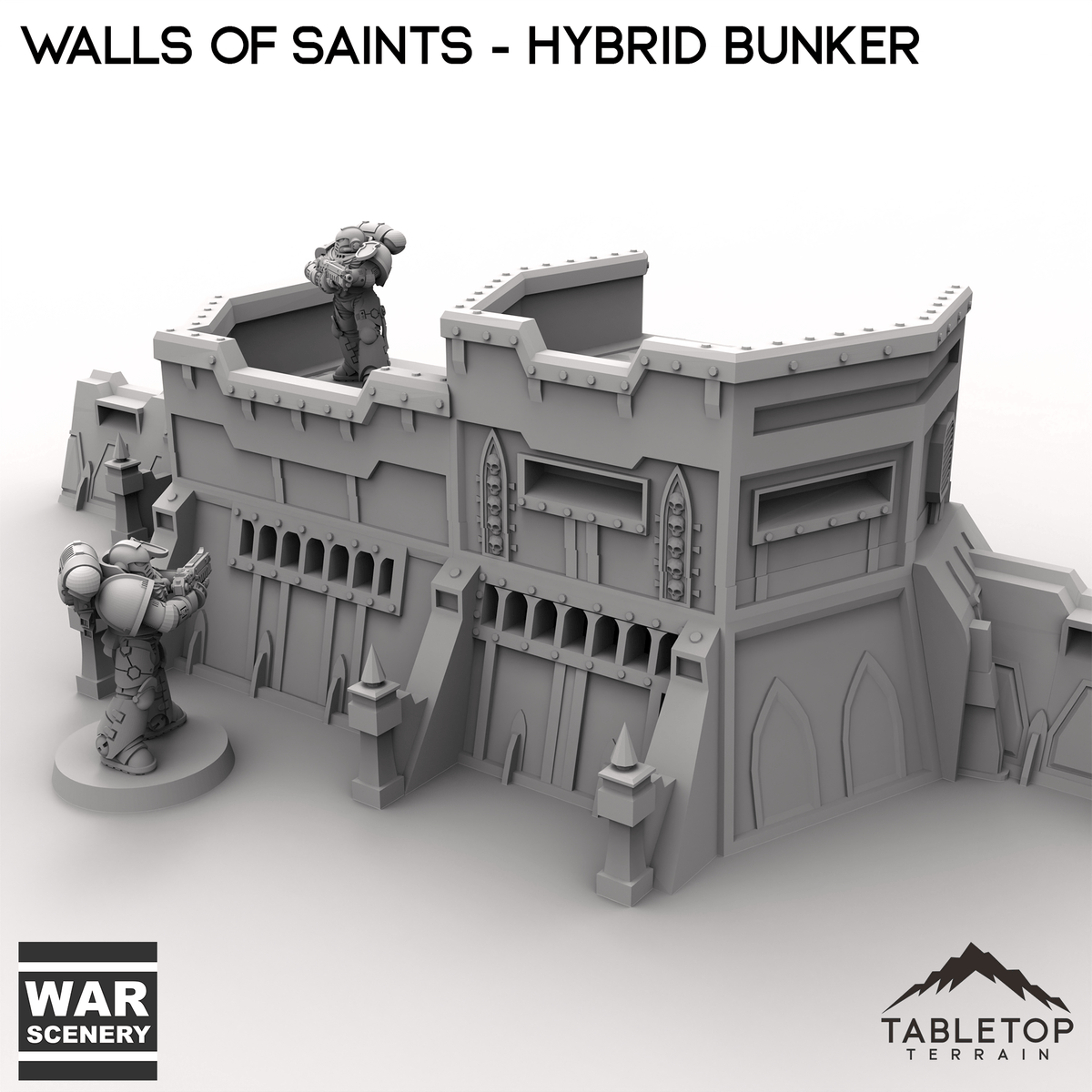 Wall of Saints Hybrid Bunker – Tabletop Terrain
