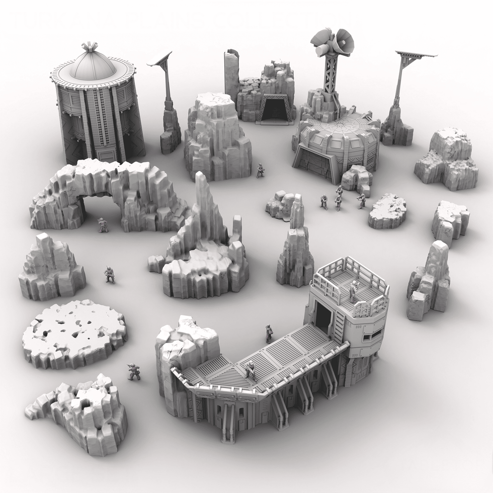 Comic Book Terrain | Tabletop Terrain | Minis Wargaming