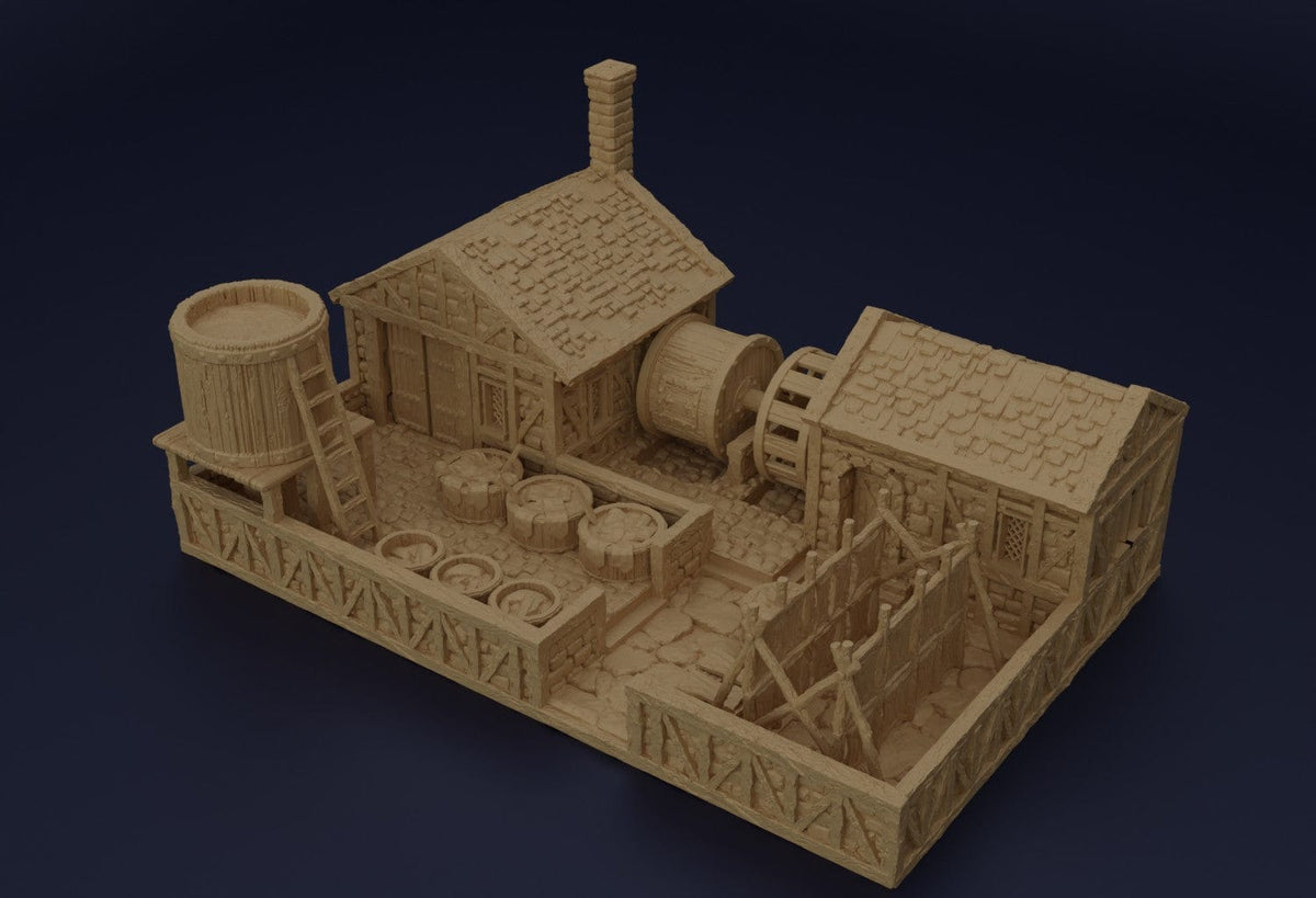 Medieval Tannery — Tabletop Terrain