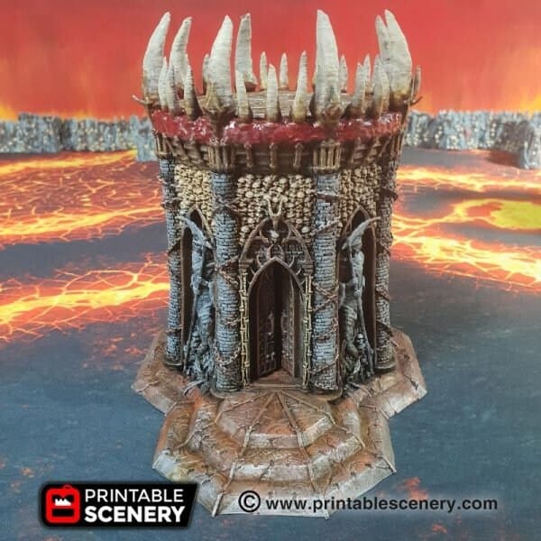 Demonic Terrain | Tabletop Terrain | Wargaming & RPGs