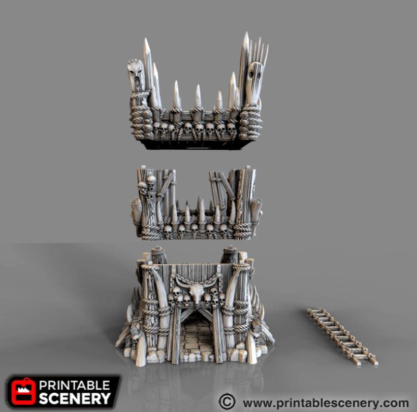 Tribal Tower - Tribal Tower — Tabletop Terrain